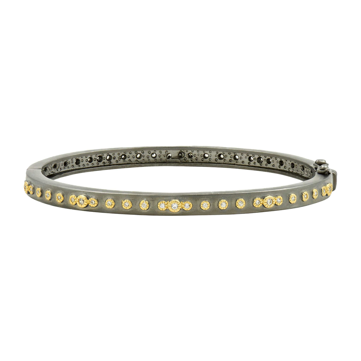 Freida Rothman:Signature Mini Stud Eternity Hinge Bangle – FREIDA ROTHMAN