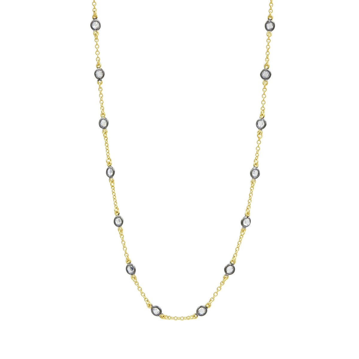Mini Bezel Stone Necklace – FREIDA ROTHMAN